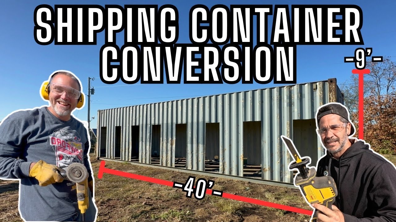 Ultimate Shipping Container Chicken Coop Conversion! | Cutting Custom ...