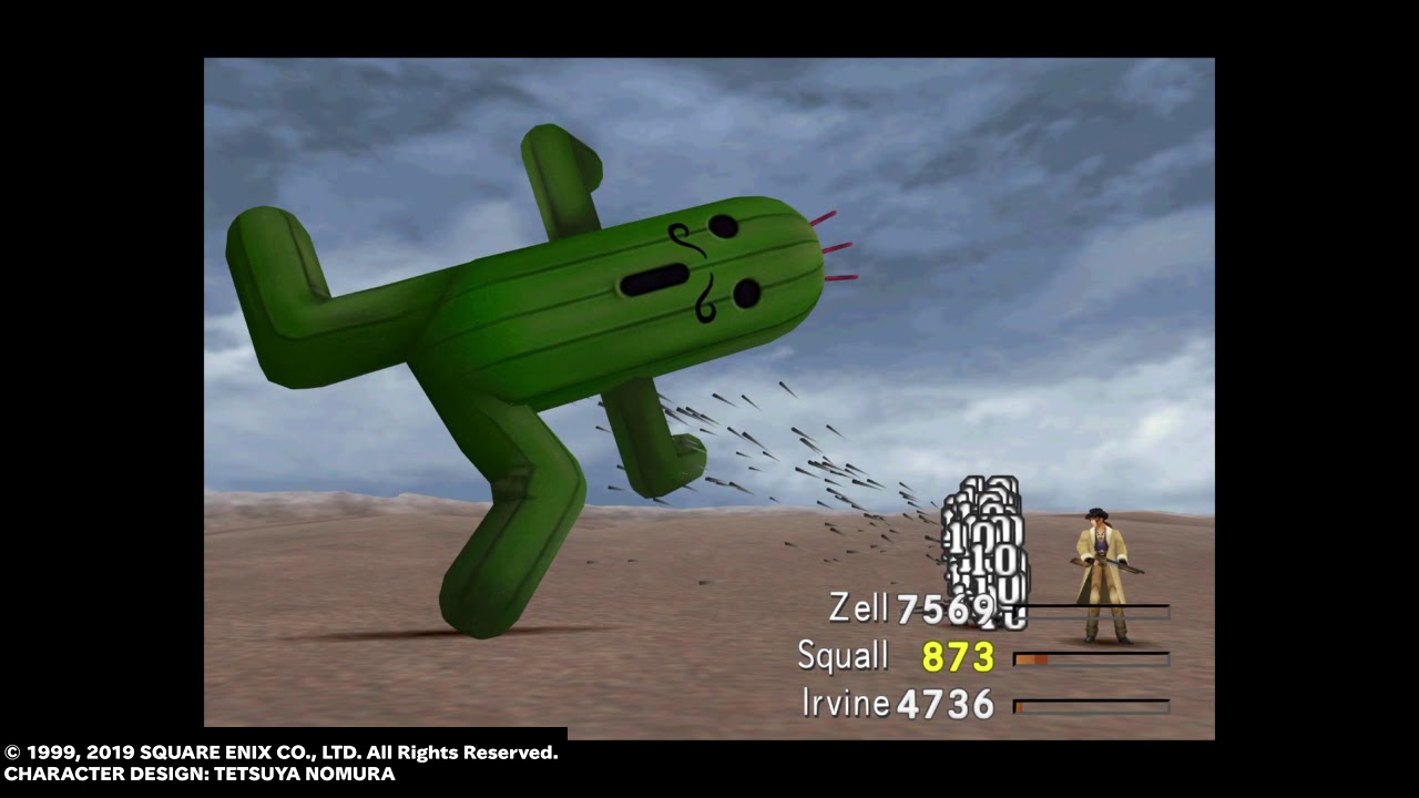 FINAL FANTASY VIII Remastered - Cactuar GF - YouTube