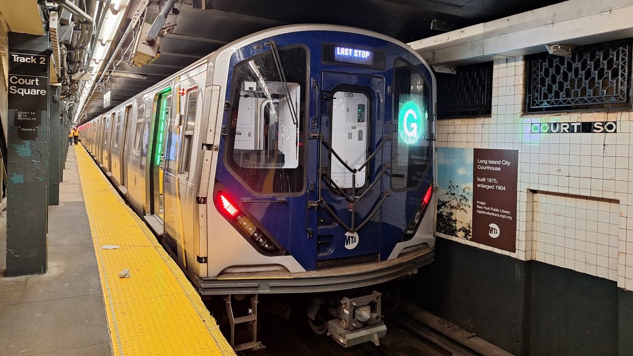 (Rare!) MTA NYC Subway: R211T G Train ride from Fulton St to Court ...