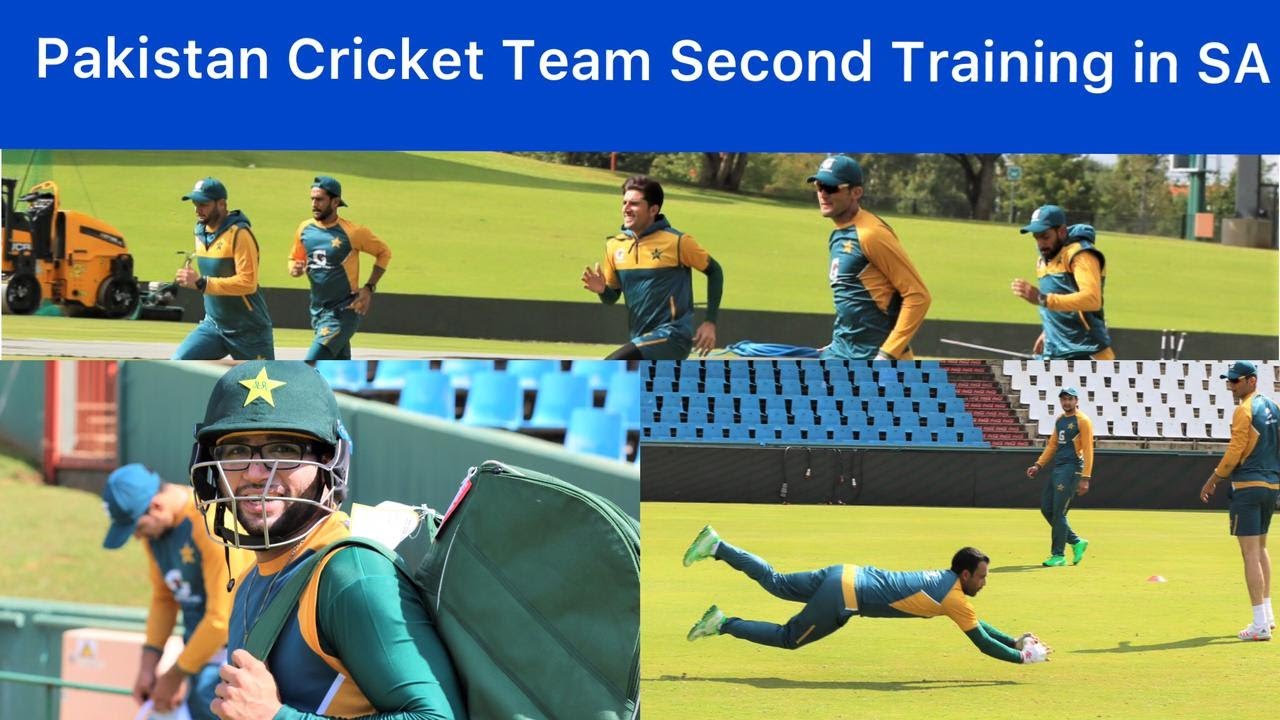 Pakistan Cricket Team 2nd Practice Session in South Africa | Video ...