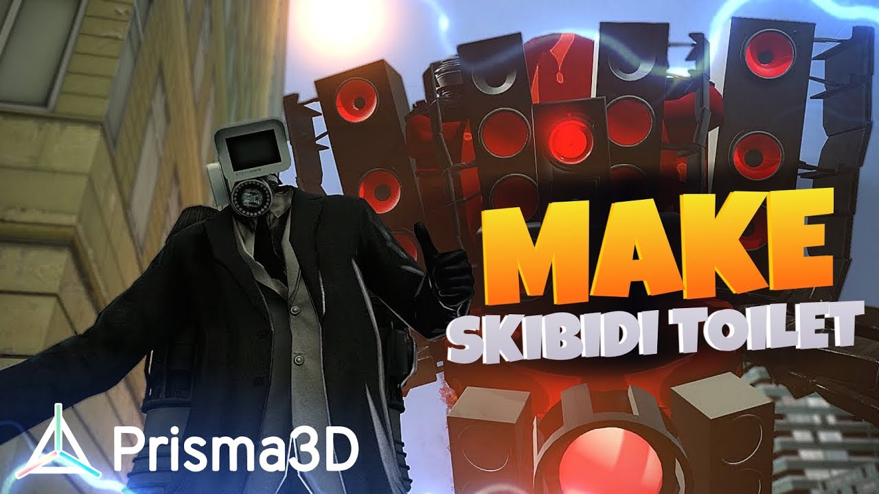 Skibidi Toilet Animation in Prisma 3D||Skibidi toilet multi verse How ...