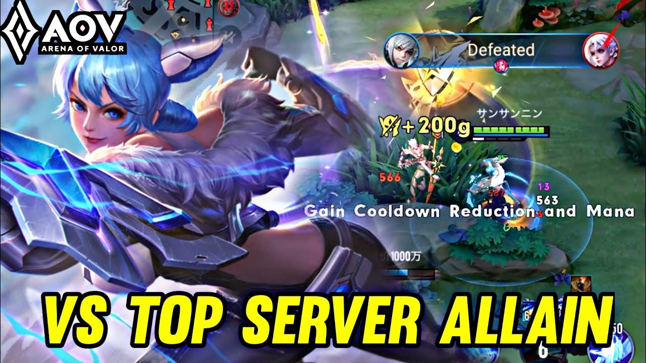 AOV : QI GAMEPLAY | VS TOP SERVER ALLAIN - ARENA OF VALOR LIÊNQUÂNMOBILE ROV - YouTube