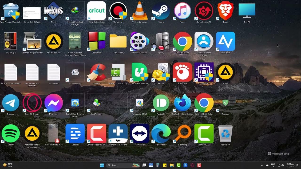 Customize Your Desktop - How to Increase or Decrease Icon Size - Resize ...