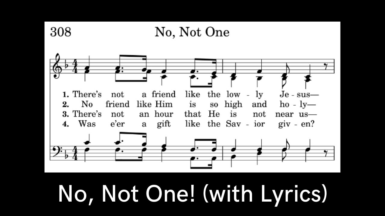 No Not One Lyrics - YouTube