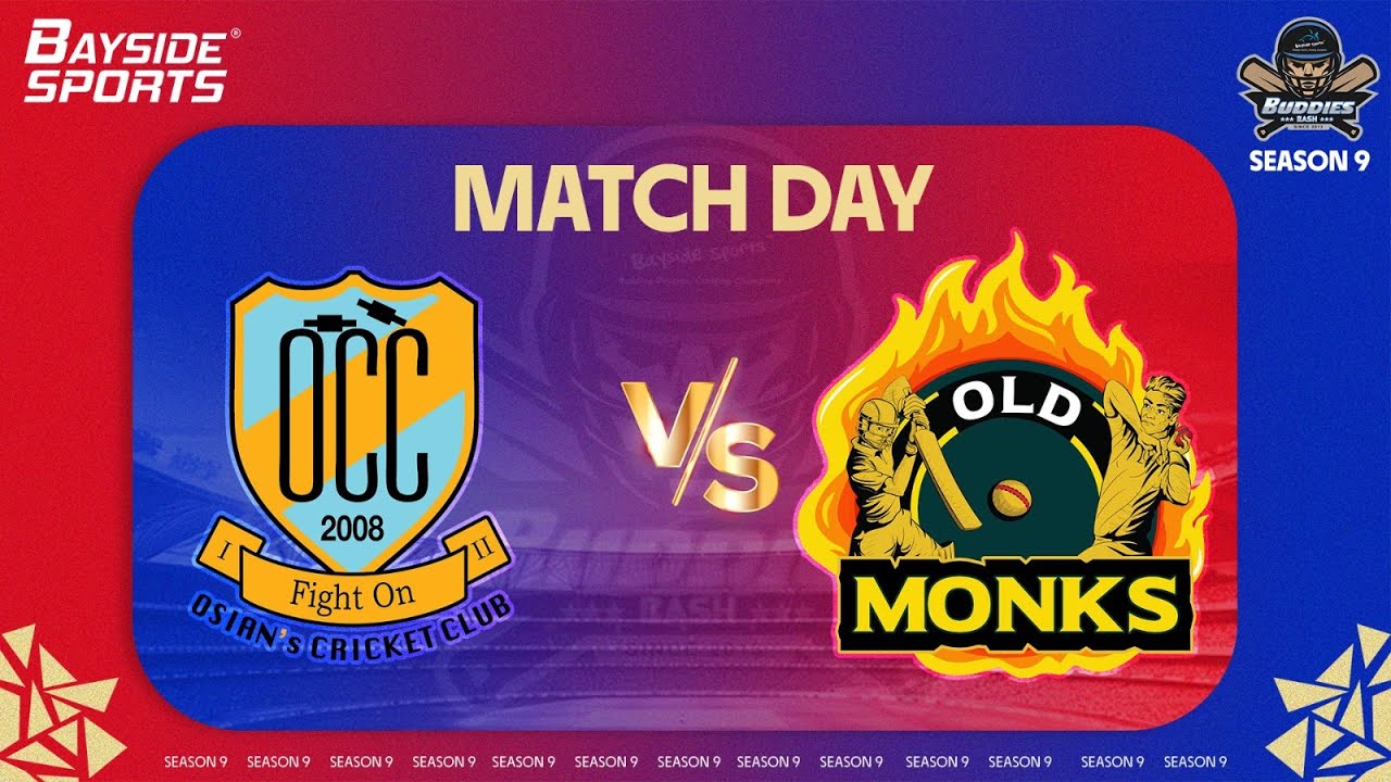 🔴 LIVE : OLD MONKS VS OCC | MATCH 18 | AIR INDIA SPORTS CLUB - YouTube