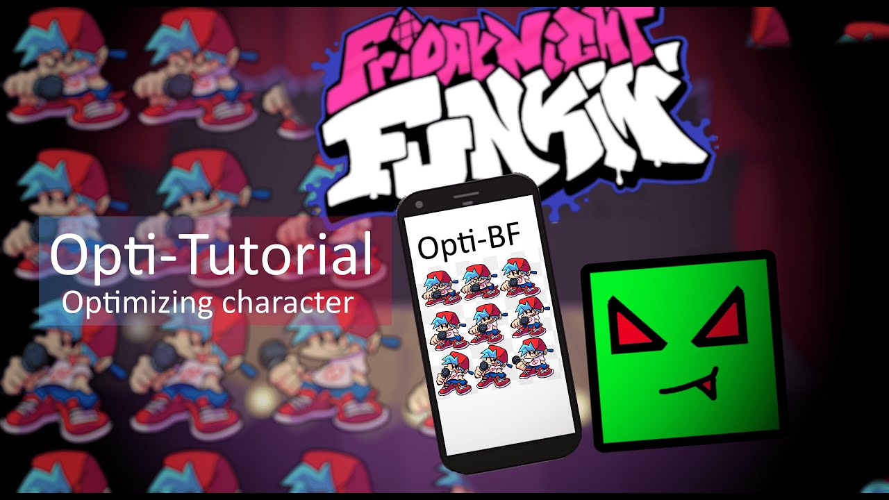 How to optimize character for FNF / FNF Tutorial [New Year Special🥳🌲 ...