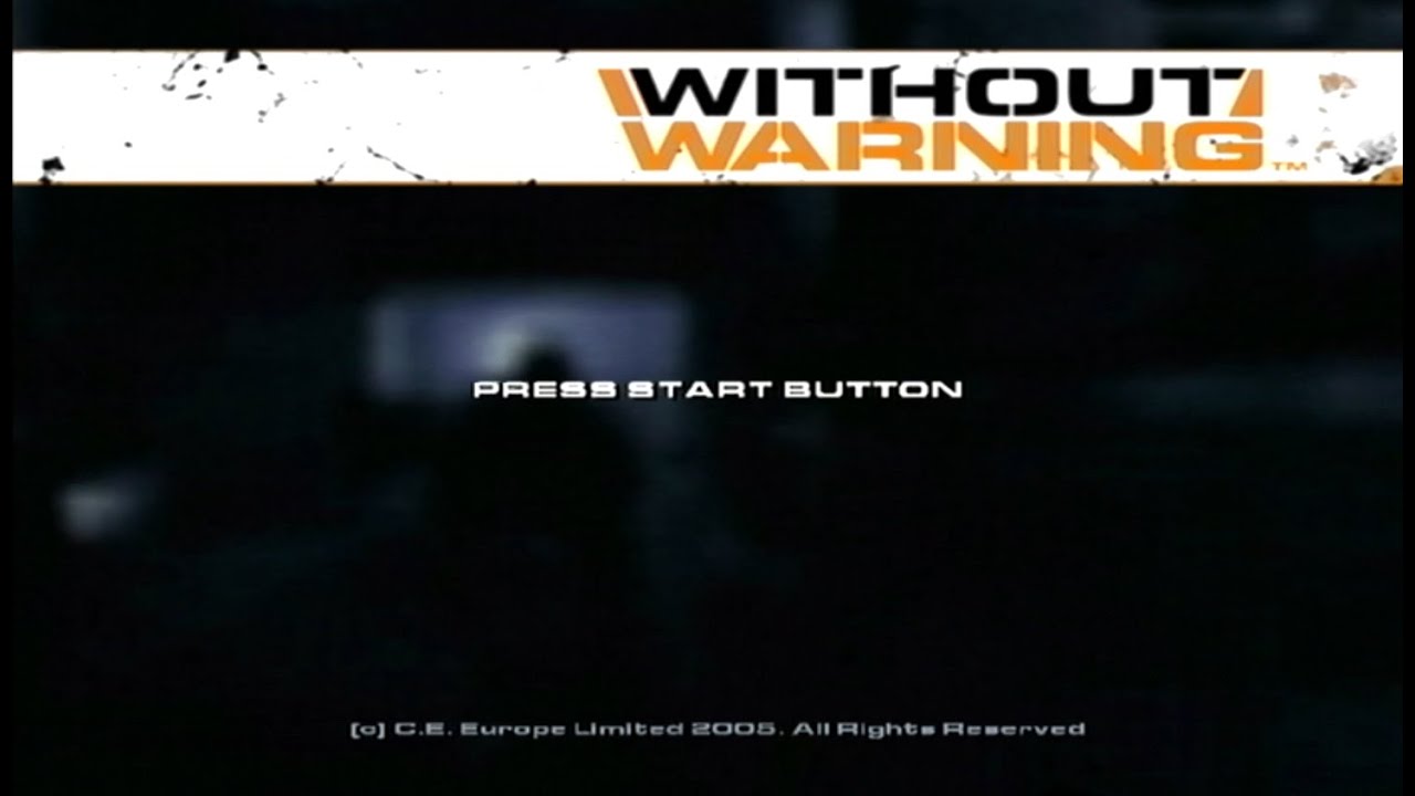 Without Warning Title Screen (PS2, Xbox) - YouTube
