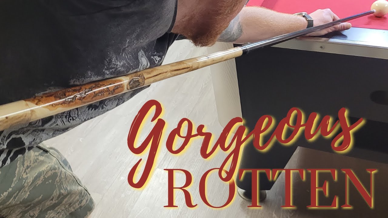 Grit Lit Author Builds Pool Cues out of Spalted (Rotten) / Stabilized ...