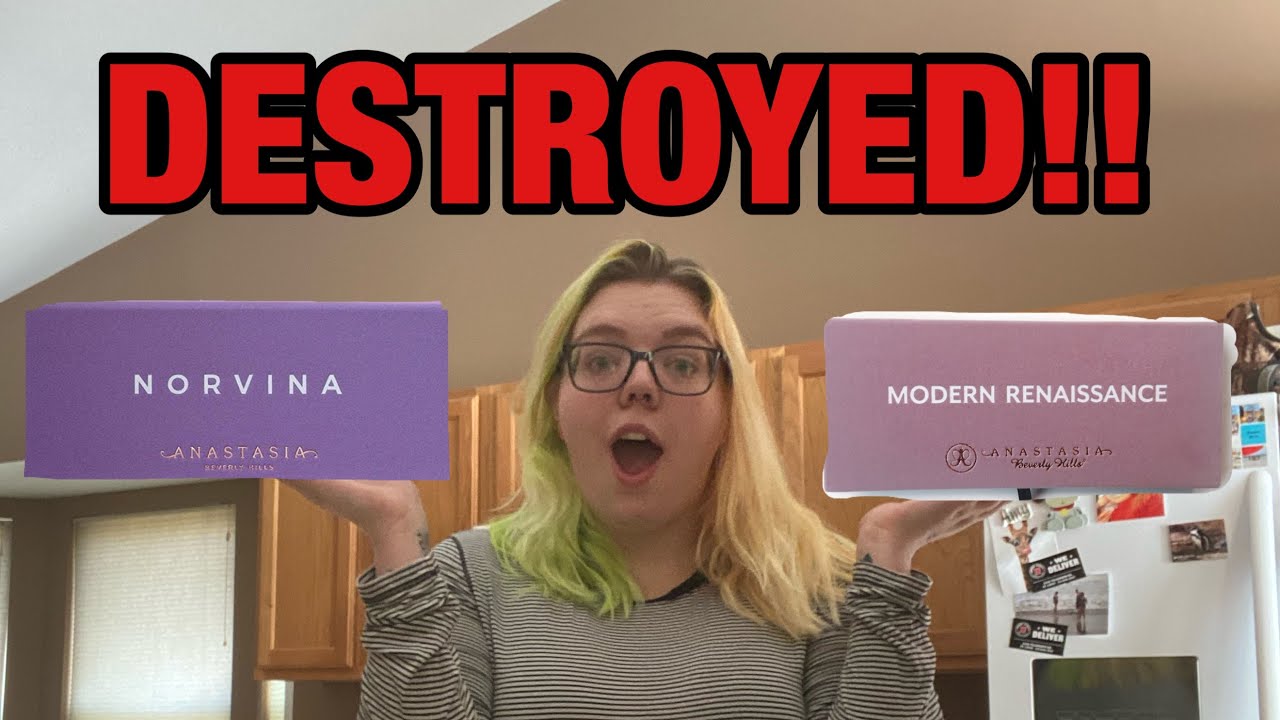 Destroying Makeup: Anastasia Beverly Hills edition - YouTube