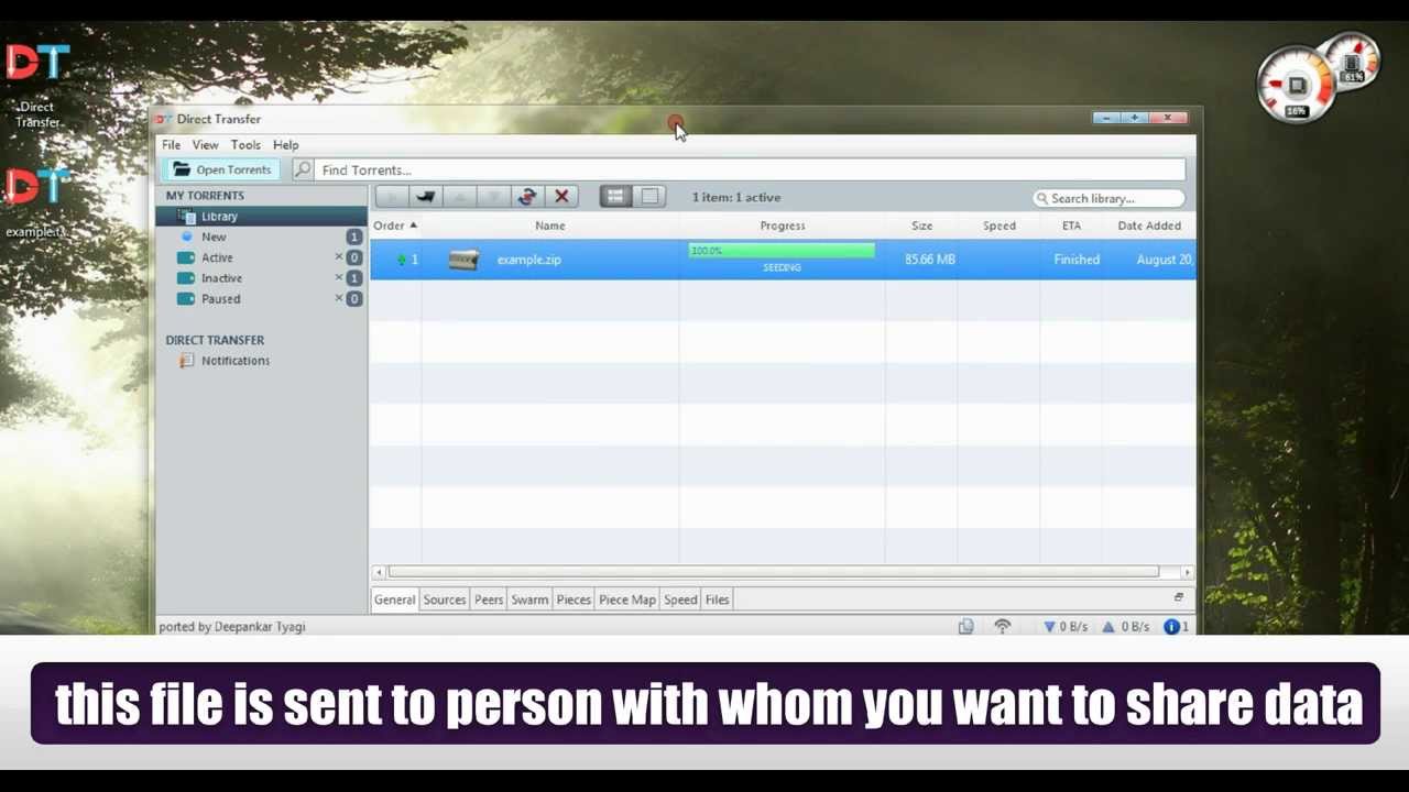 direct transfer ( installation and usage instructions ) - YouTube