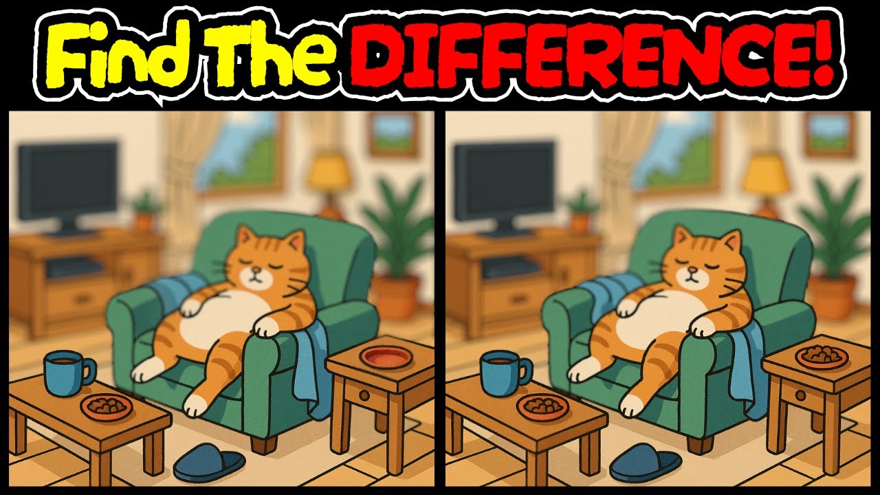 【Find The Difference】 Only geniuses can find it! 【Brain Quiz】 - YouTube