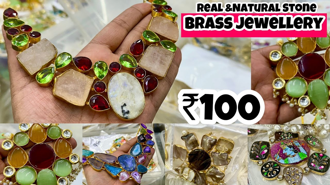Silver Replica Jewellery Manufacture| Brass Matte Gold Jewellery ...