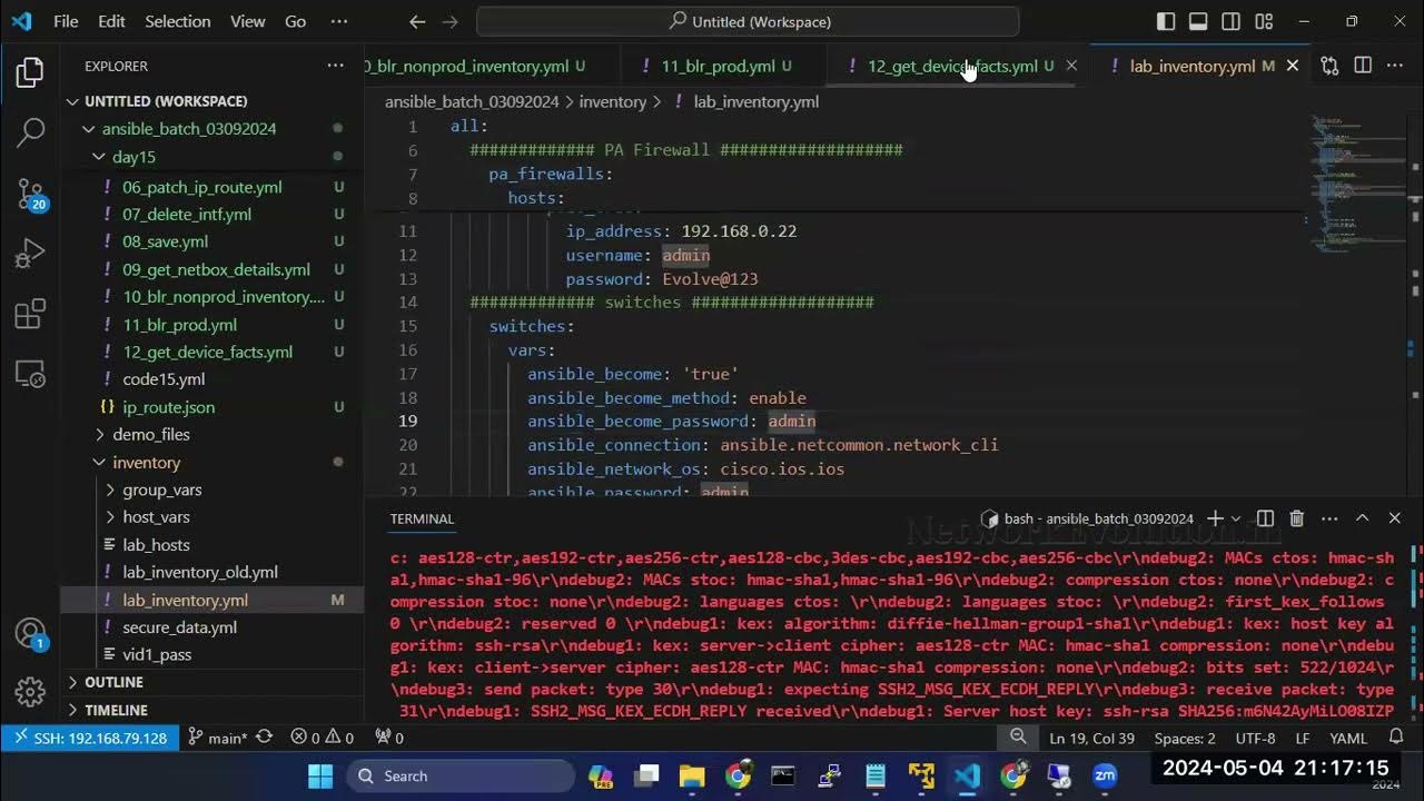NetBox Part06: Run Ansible Playbook Using NetBox Inventory - YouTube