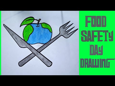 WORLD FOOD SAFETY DAY POSTER DRAWING | WORLD FOOD SAFETY DAY DRAWING ...