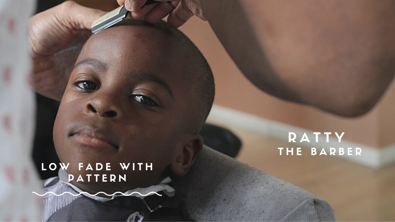 Low Fade With Design Haircut | Ratty The Barber - YouTube