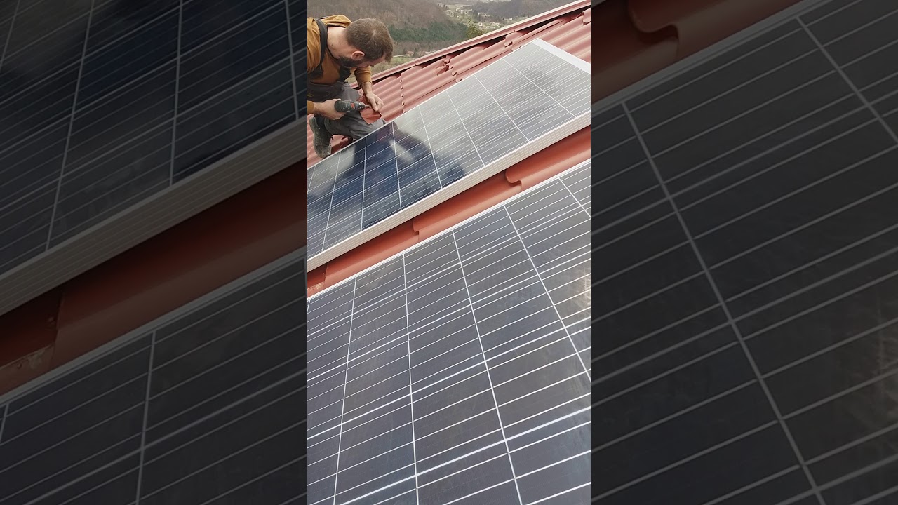 Postavljanje solarnih panela - Farma magaraca Zavidovići - YouTube