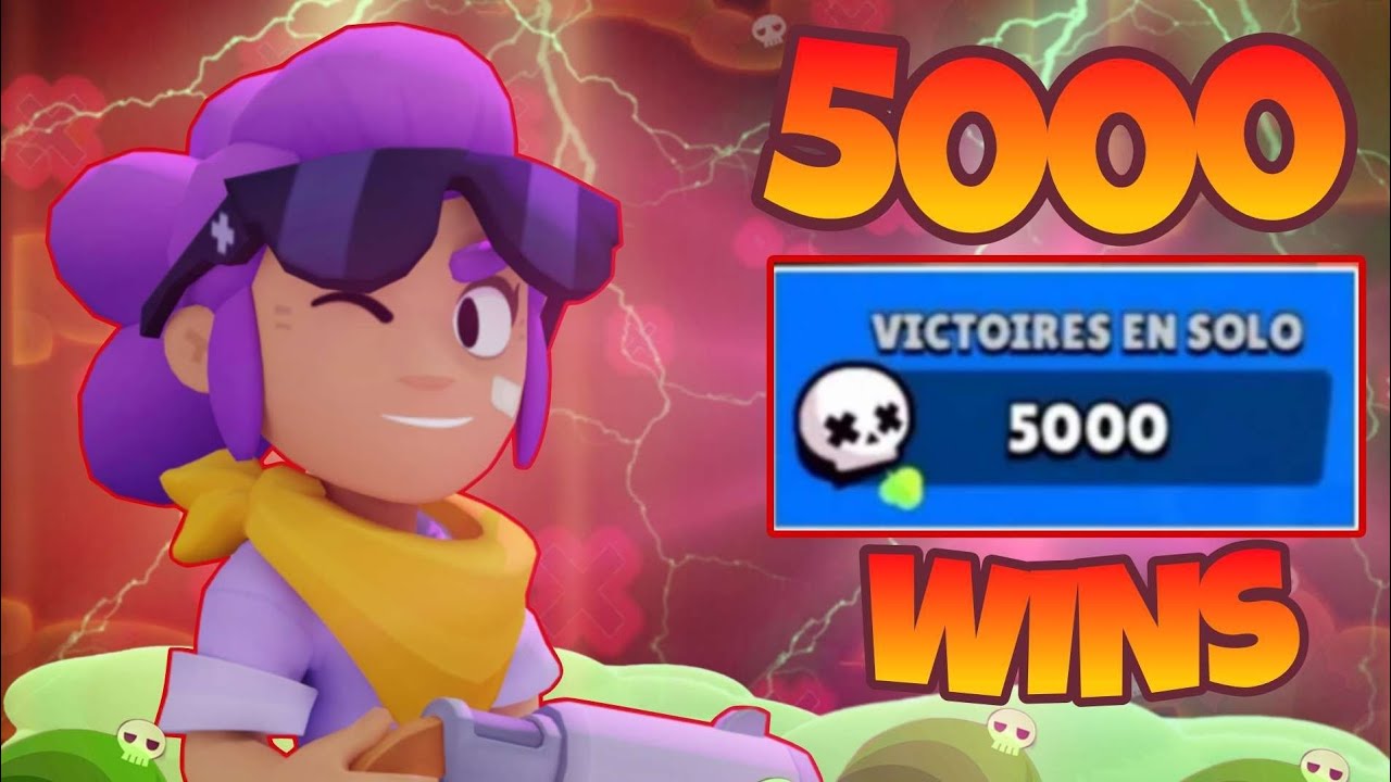 5000 SOLO victories in Brawl stars - YouTube