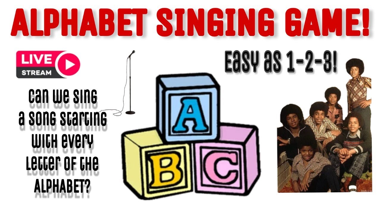 ALPHABET SINGING GAME! LIVE STREAM! - YouTube