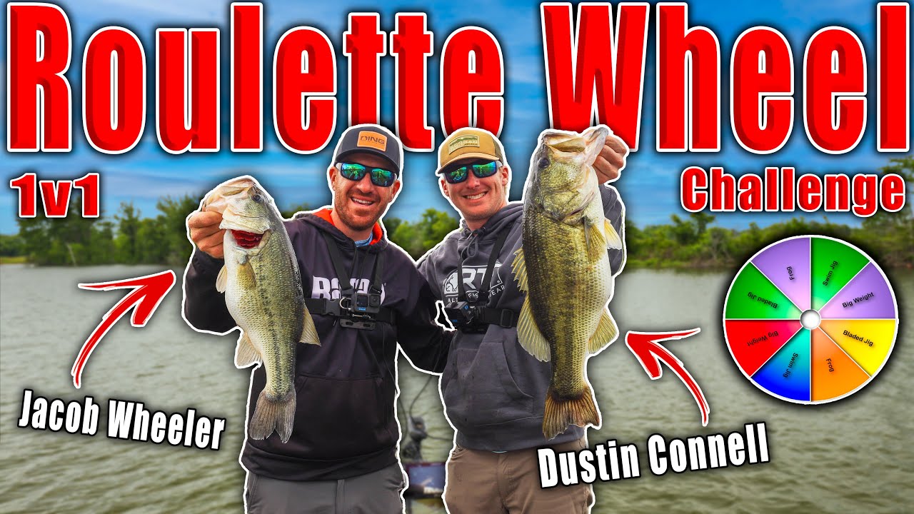 1v1 Fishing Lure Roulette Wheel Challenge w/ Jacob Wheeler - YouTube