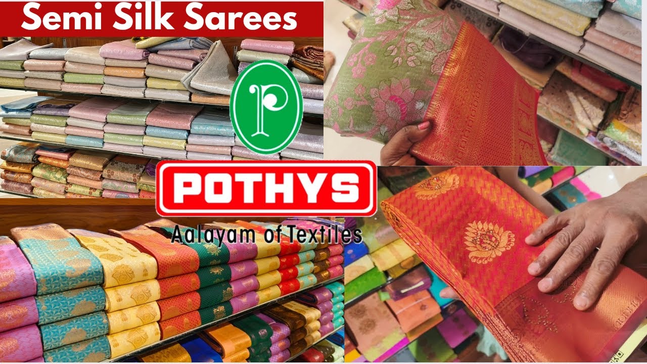 Pothys New Arrival Saree Collection Diwali Special #shopping # ...
