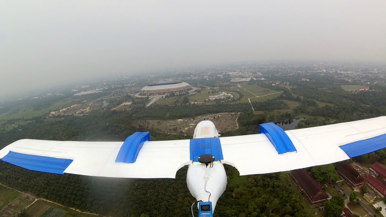 UAV Fixed Wing, Aerial Mapping, terbang di Langit Universitas Riau ...