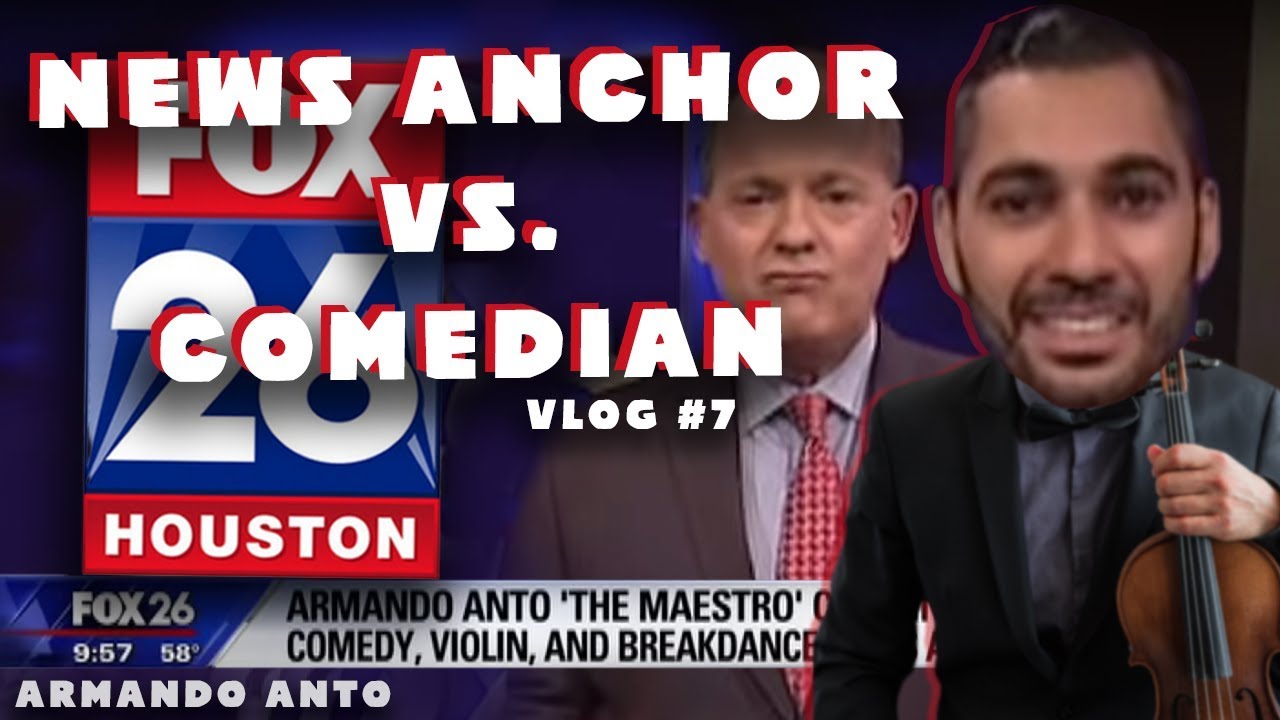 #7 • NEWS ANCHOR vs. COMEDIAN | ARMANDO ANTO - VIOLIN COMEDY - YouTube