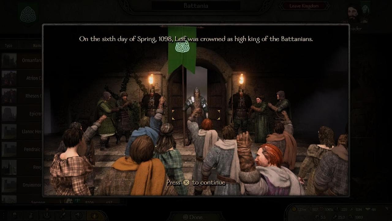 Mount & Blade II: Bannerlord King of Battania - YouTube
