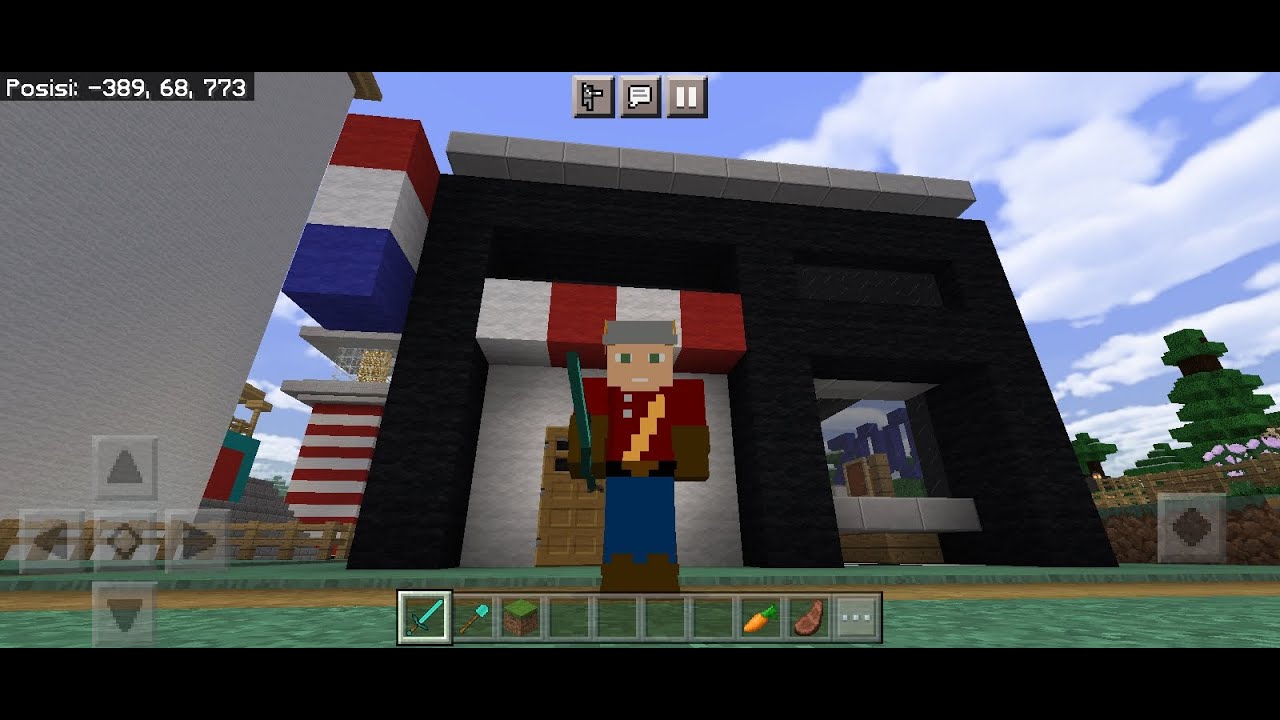 Aku Bikin Barbershop Di Minecraft?! [Minecraft] - YouTube