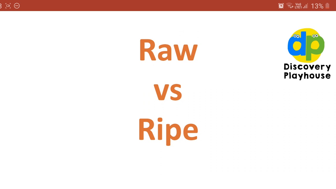 Raw and Ripe - YouTube