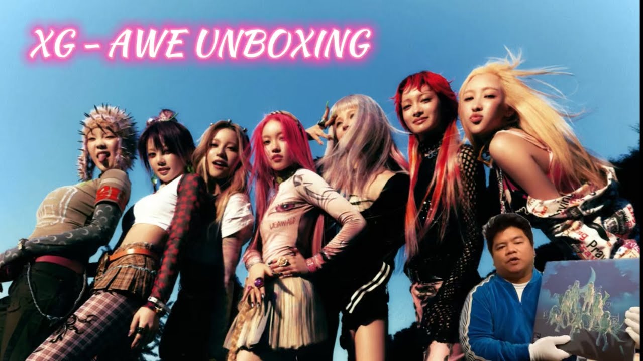 XG UNBOXING - AWE MINI ALBUM (ALPHAZ, XG, VINYL, PCS) - YouTube