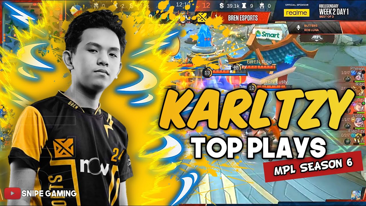THE TOP PLAYS OF KARLTZY FROM MPL SEASON 6 "The Child Prodigy" | MPL ...