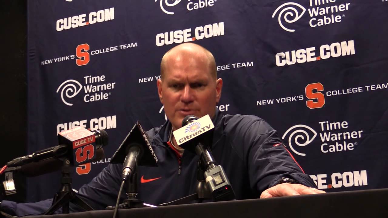 Syracuse football coach Scott Shafer's post-game press conference : 10 ...