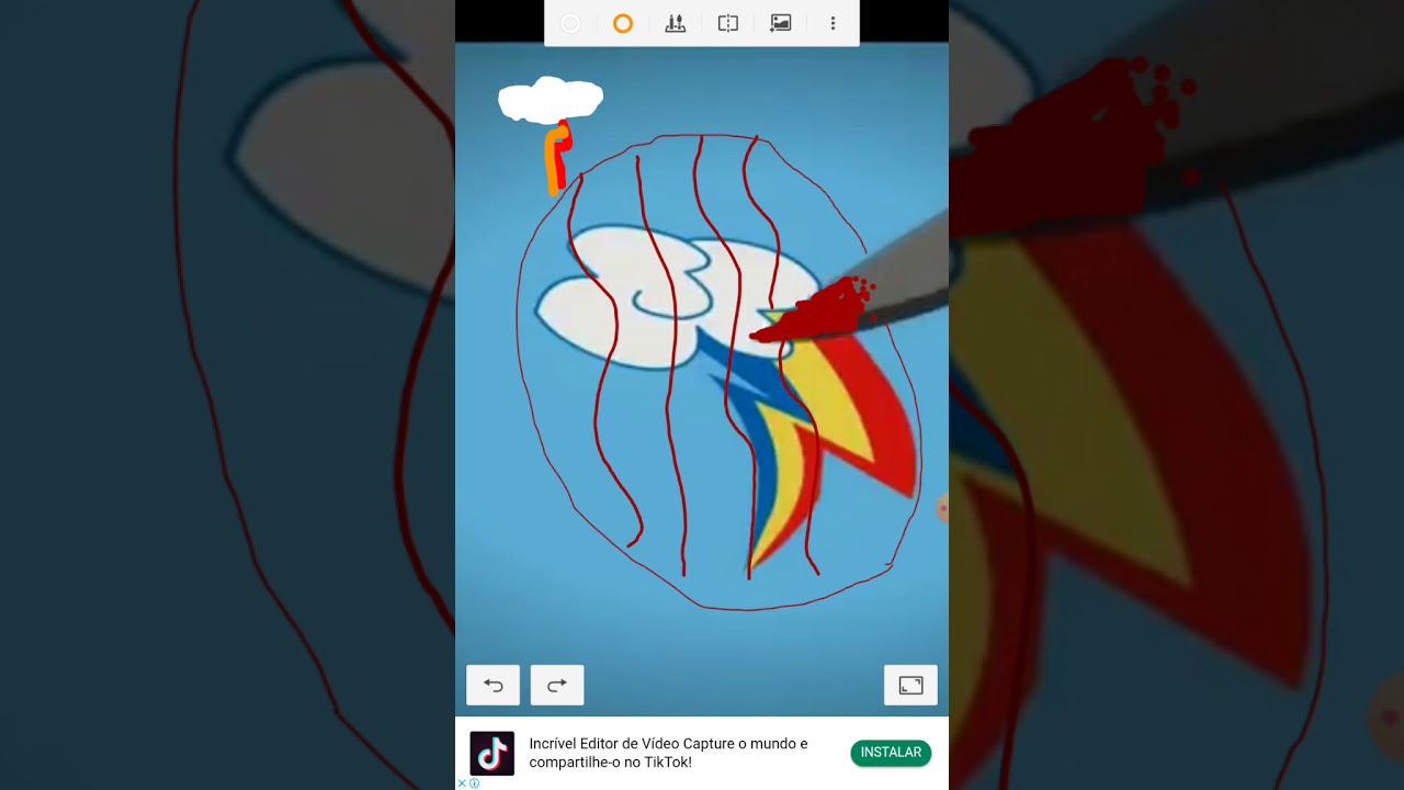 Pink pie kill Rainbow dash - YouTube