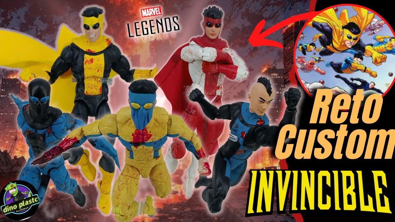 Reto custom invencible ¡¡¡5 figuras en 4 días !!!!!!🥶🥶😭 #invencibles ...