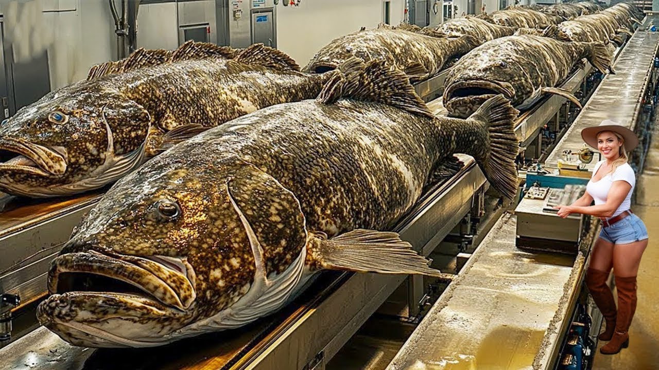 Giant Shark Farming - How Giant Shark Are Caught and Prepared - YouTube