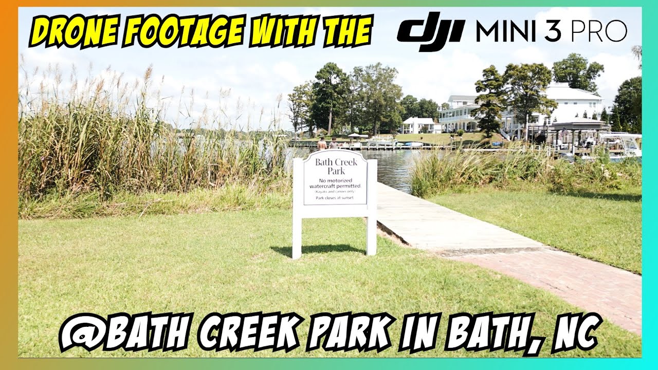 Drone footage of Bath Creek Park in Bath, NC. This remarkable park has ...