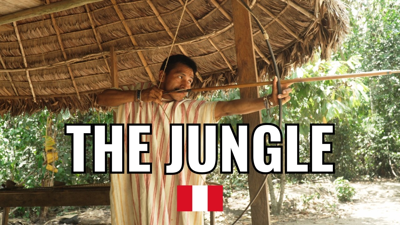 I MET A NATIVE TRIBE IN THE PERUVIAN JUNGLE (Puerto Maldonado) - YouTube