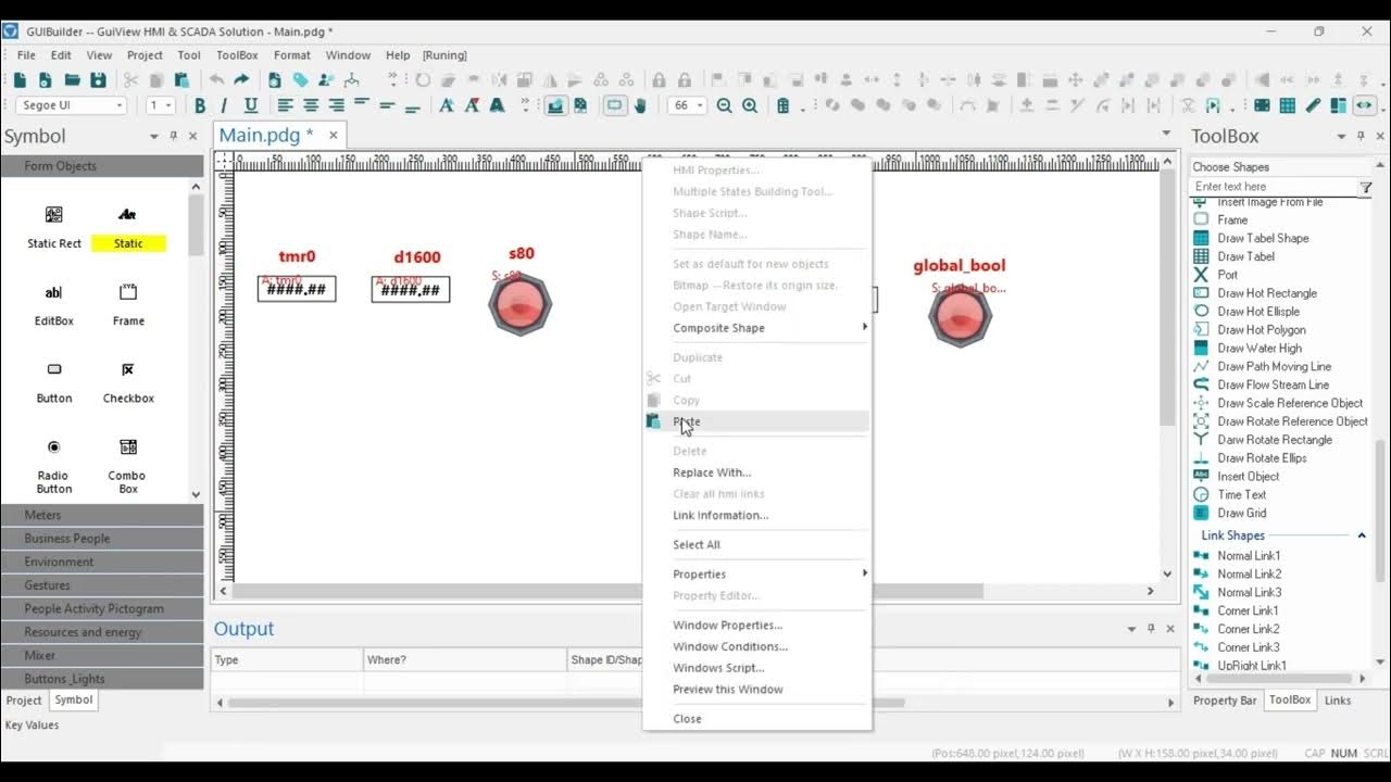 Tutorial : How to use graphics in GUI-Builder HMI/SCADA System. - YouTube