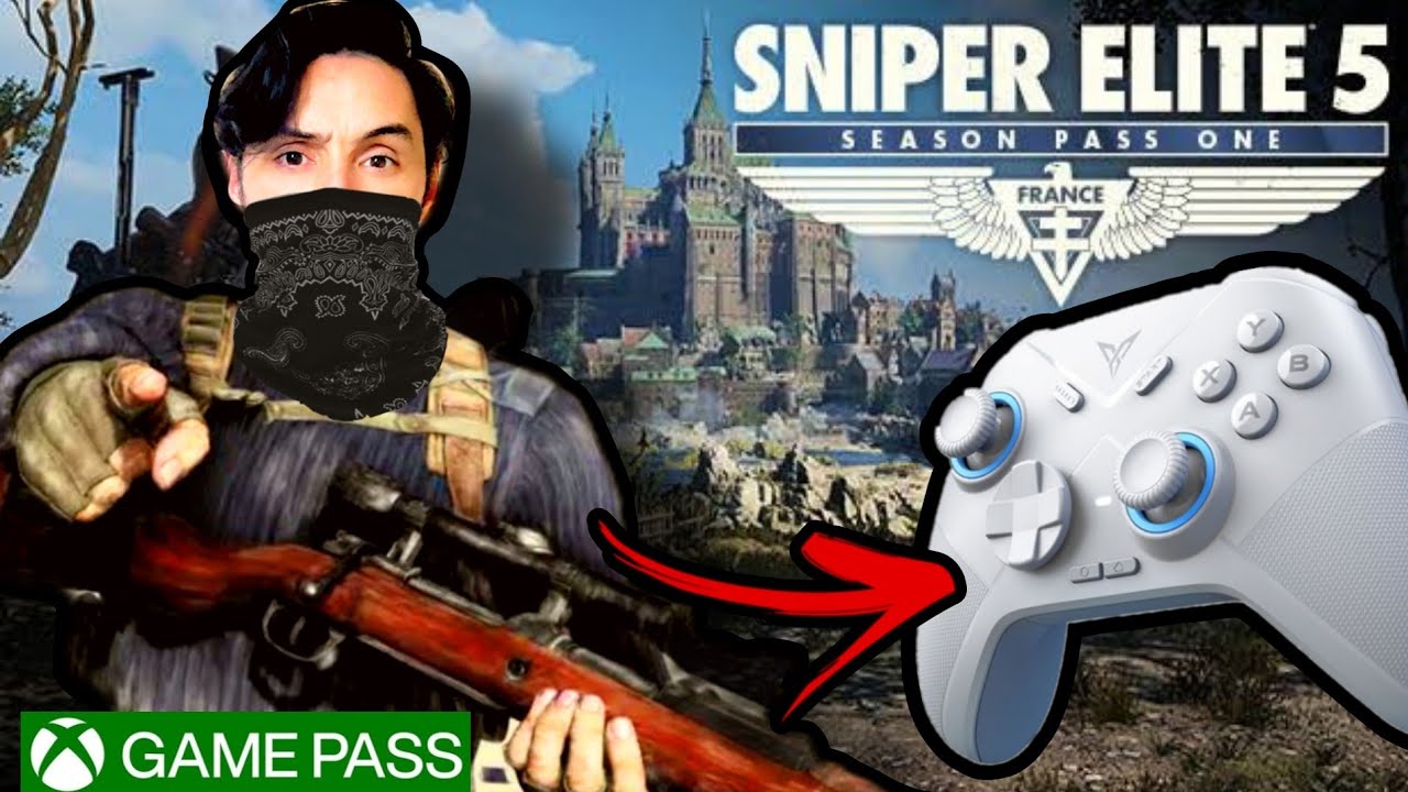 GAMEPAD DIREWOLF FLYDIGI 🎮⚓ LIVE GAMEPAD SNIPER ELITE 5 - YouTube