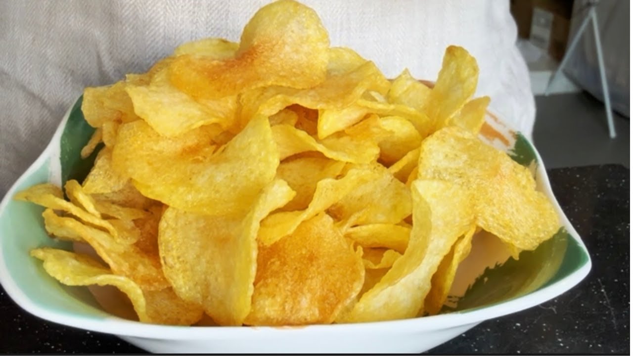 3 Ingredients, Double Crispy Fried Potatoes :: Potato Chips, Potato ...