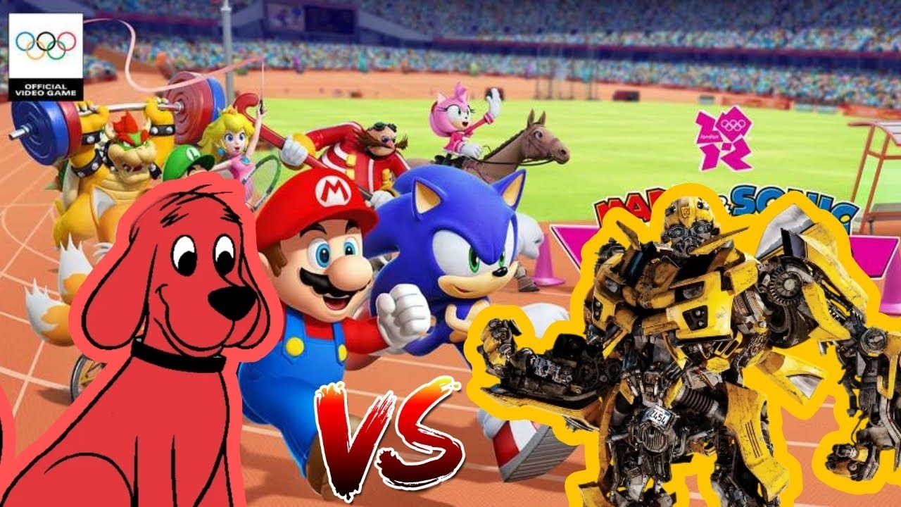 Clifford vs Bumblebee (Mario & Sonic At The London 2012 Olympic Games ...