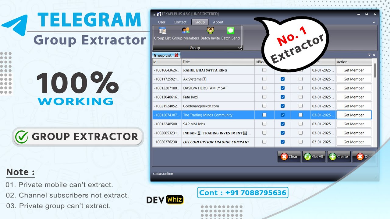 Telegram members extractor download | telegram member scraper - 2025 ...