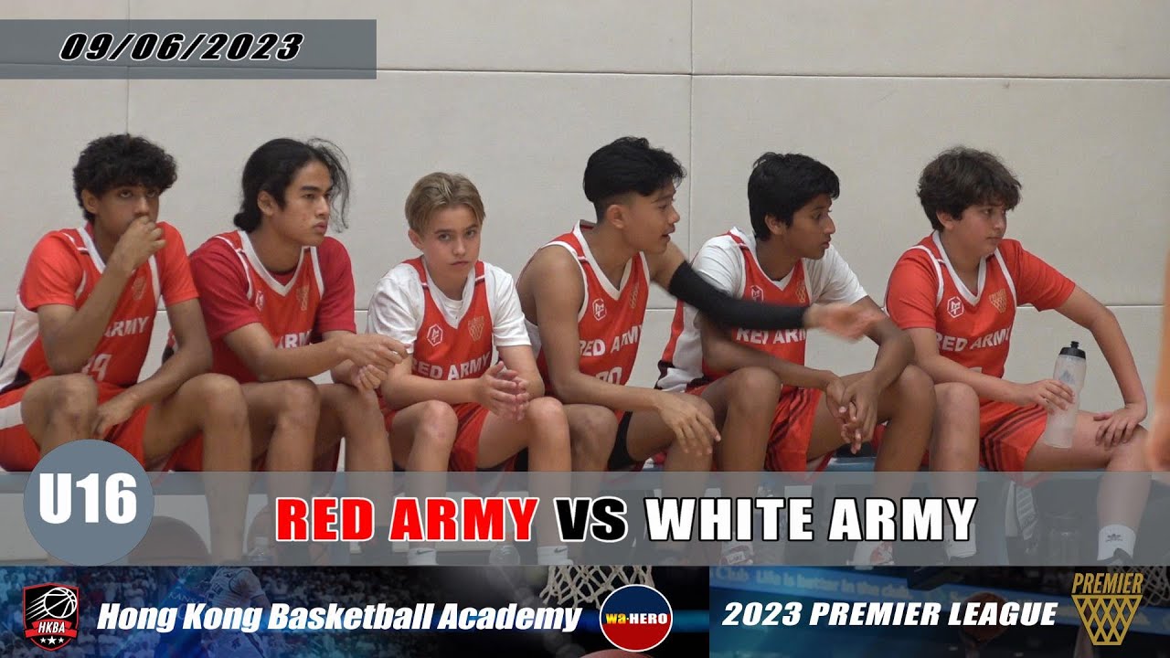(U16-Final Full Match) RED Army vs WHITE Army - HKBA Premier League ...