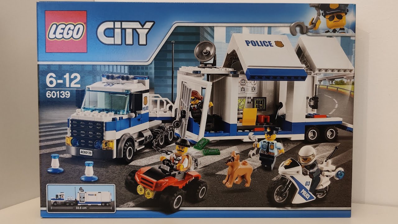 Lego City 60139 - Police Mobile Command Center Truck - Speed Build ...