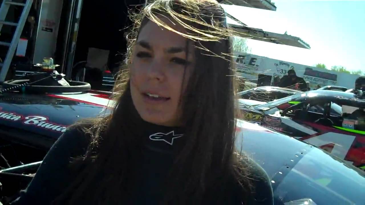 Jessica Brunelli at Tri-County Motor Speedway - YouTube