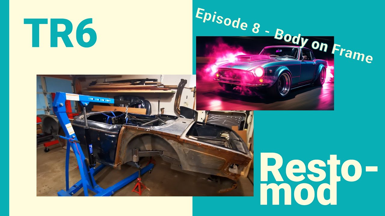 Body and frame go together - Triumph TR6 +Episode BMW 135 = TR135 ...