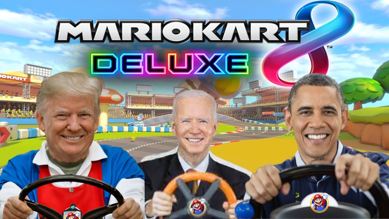 US Presidents RACE in Mario Kart 8 Deluxe part 2! - YouTube