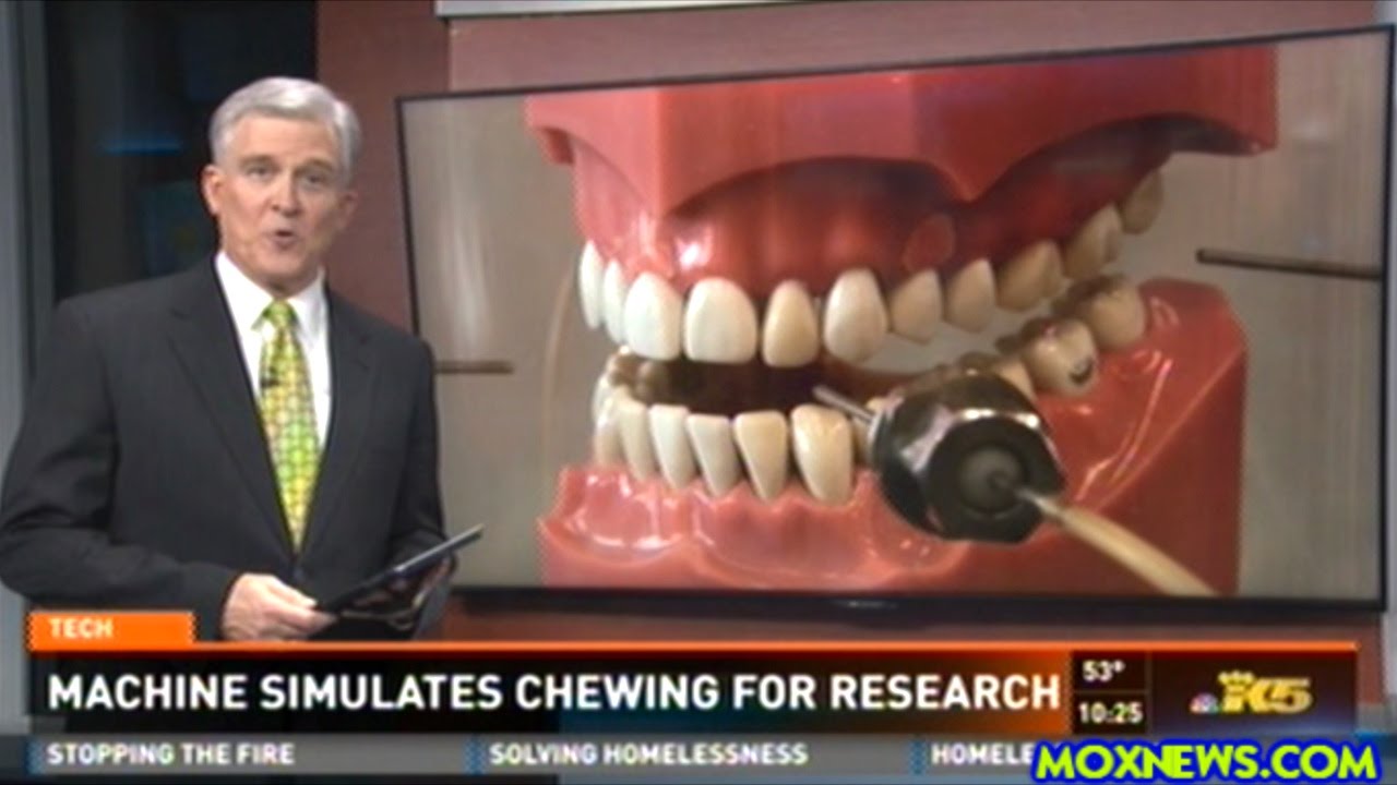 University Of Minnesota Builds Robot That Simulates Human Chewing - YouTube