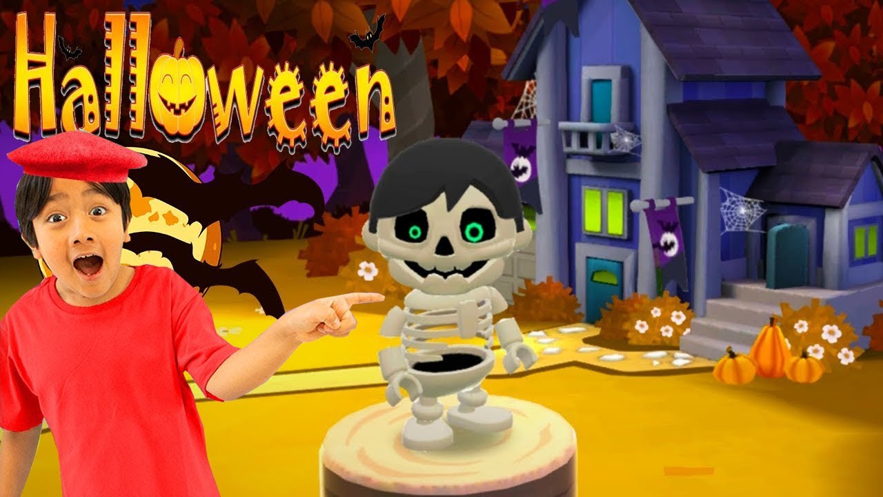 Tag with Ryan Halloween Update Skele-Ryan Gameplay #136 - YouTube