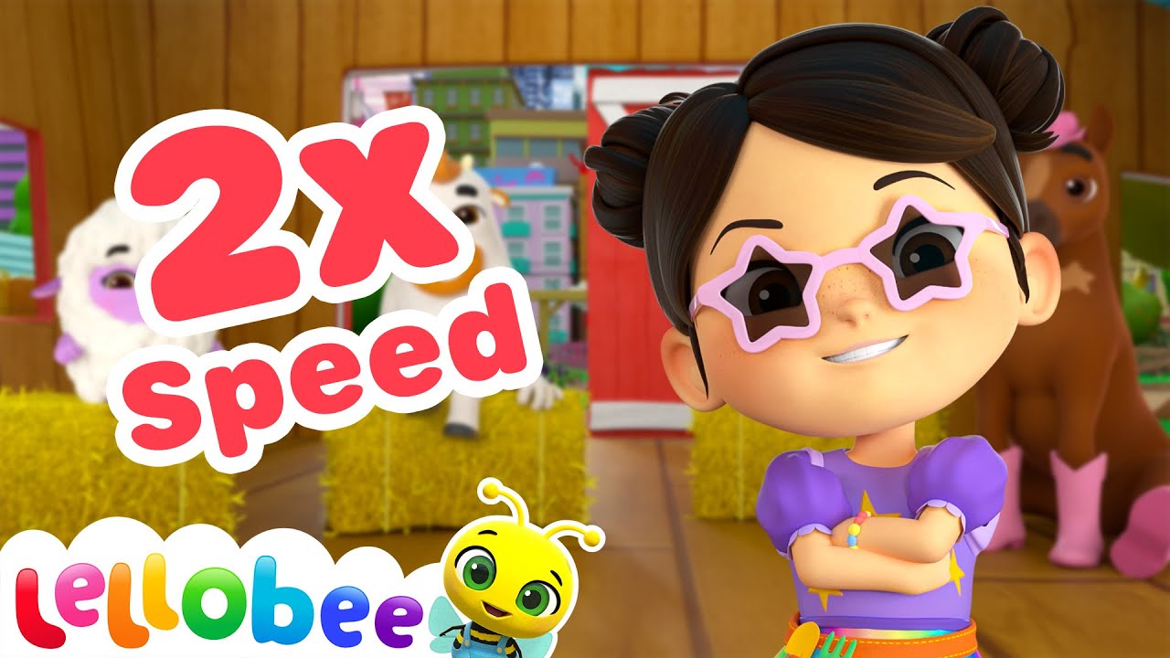 Sped Up Cool School Confidence Song | Sped Up Nursery Rhymes | Lellobee ...